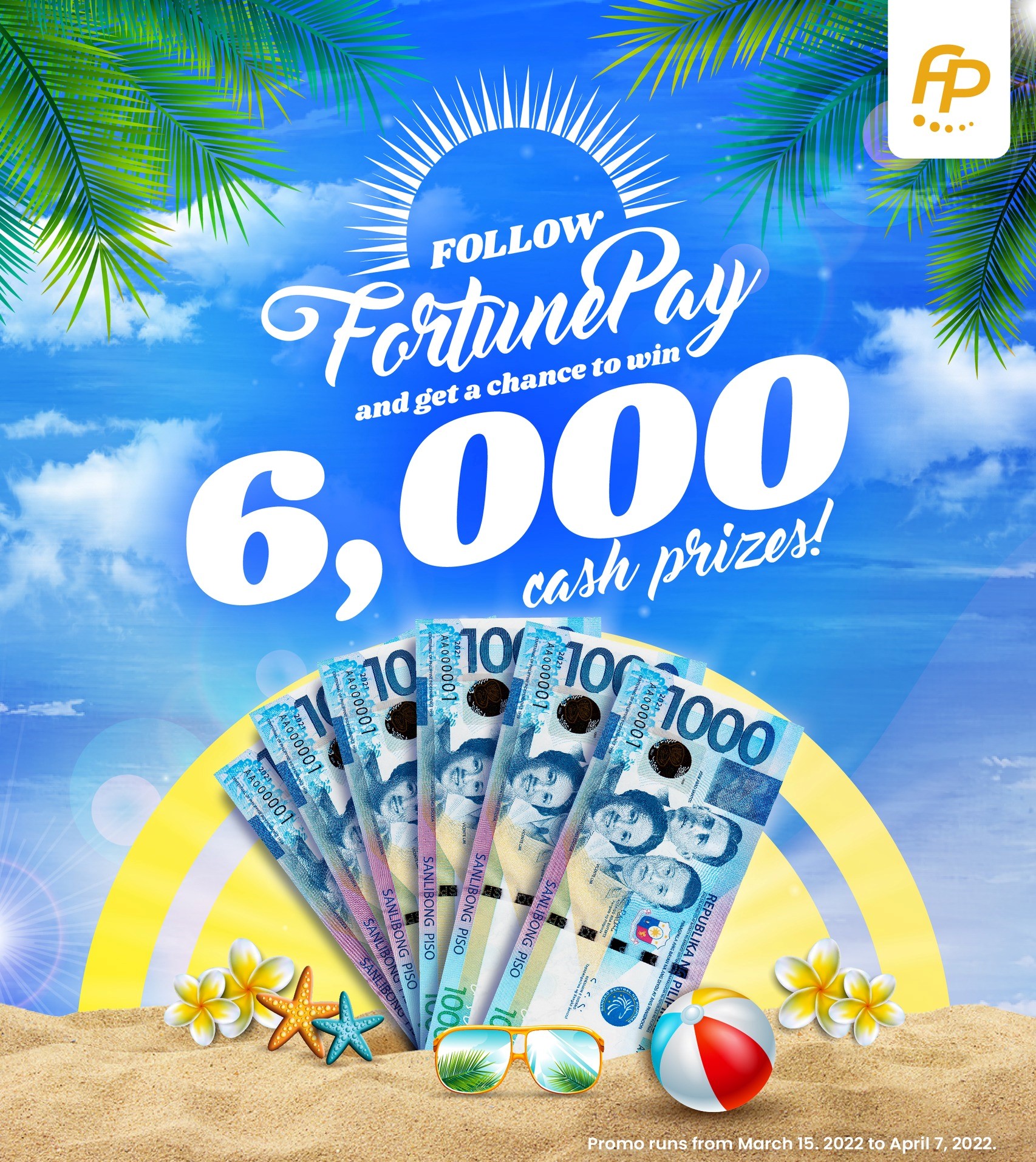 Get a chance to win 6,000 cash prizes! – FortunePay